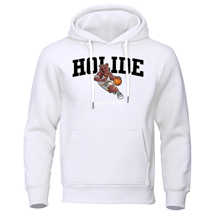 Holide Bear Loves Playing Basketball Enjoy Your Day Camisetas ...