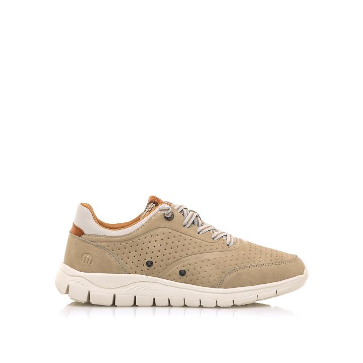 MTNG zapatos hombre aspen beige con cierre cordones y tipo de puntera ...
