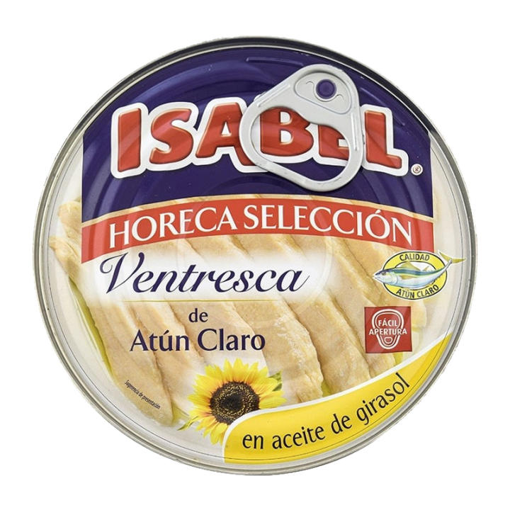 Ventresca de atún claro en aceite de girasol Isabel 522 g | Miravia
