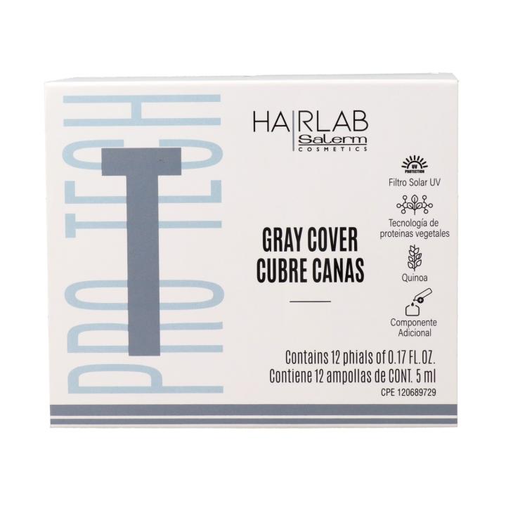 Salerm hairlab gray cover cubre canas 12 x 5 ml, ampollas que potencian ...
