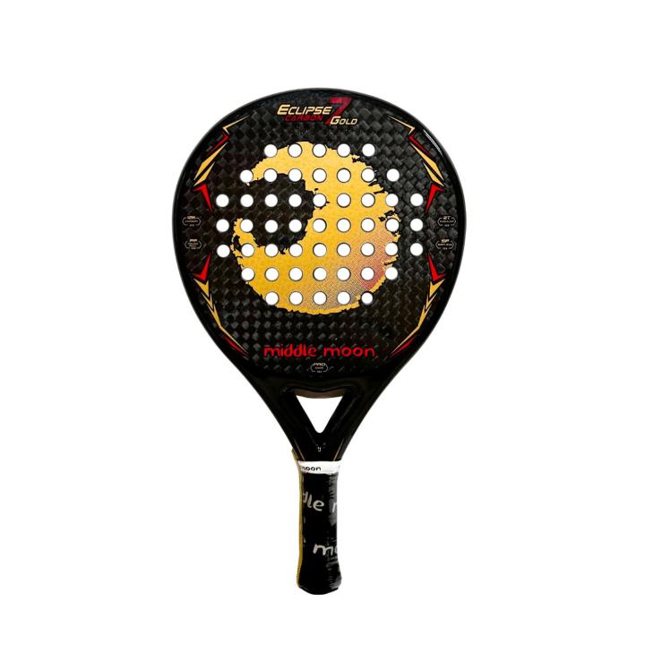 Pala de pádel Middle Moon ECLIPSE 7 CARBON GOLD 12K rugosa | Miravia