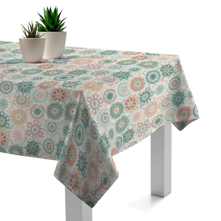 Mantel Resinado Antimanchas Tasmania Rosa 140x140, 140x200, 140x250 ...