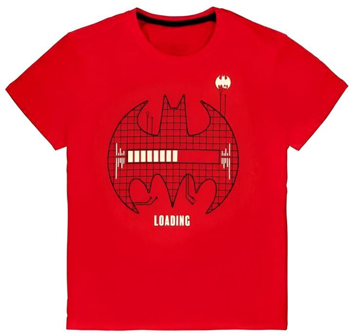 Camiseta Batman Grid Logo Roja | Miravia