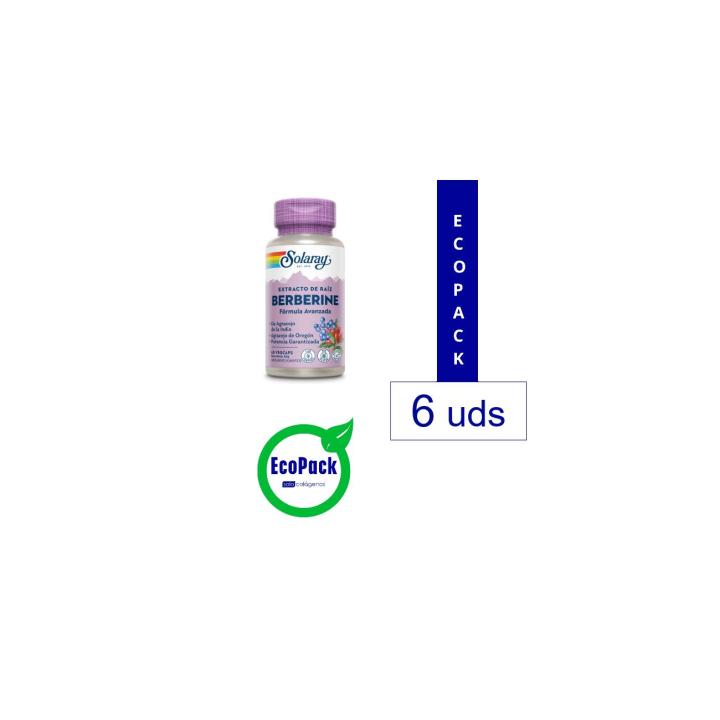 Suplemento Dietético Solaray EcoPack 6 Berberina 60 Cap | Miravia