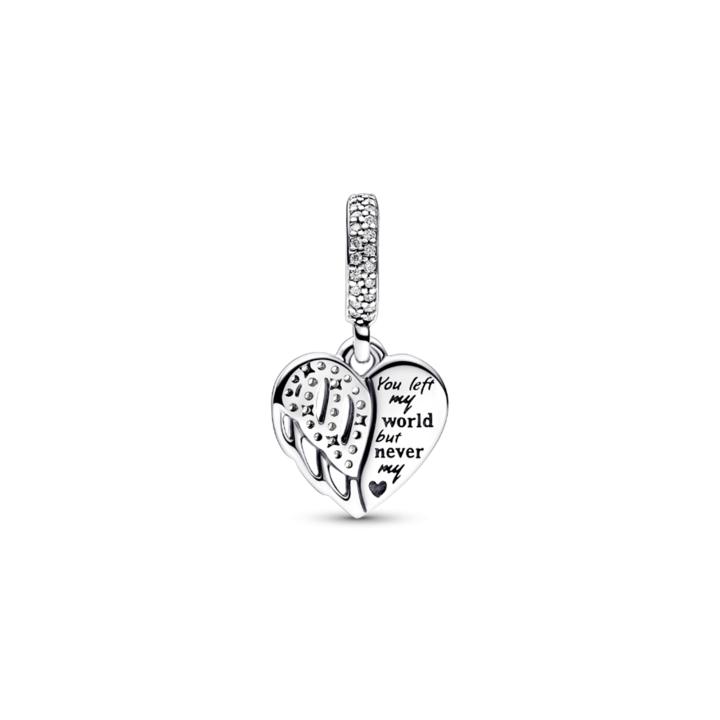 Charm Pandora Colgante Corazón y Ángel 792646C01 | Miravia