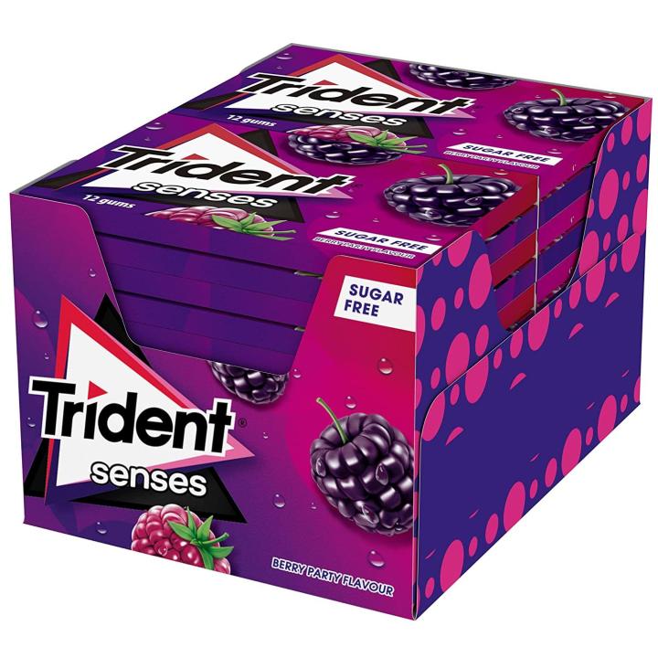 Chicles Trident Senses: Berry party, Sandia, Tropicaly frambuesa limón ...