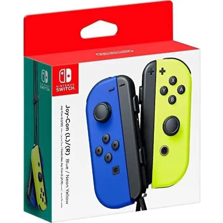 Set Joy-Con Azul/Amarillo Neón - Switch - Nuevo precintado - PAL España ...