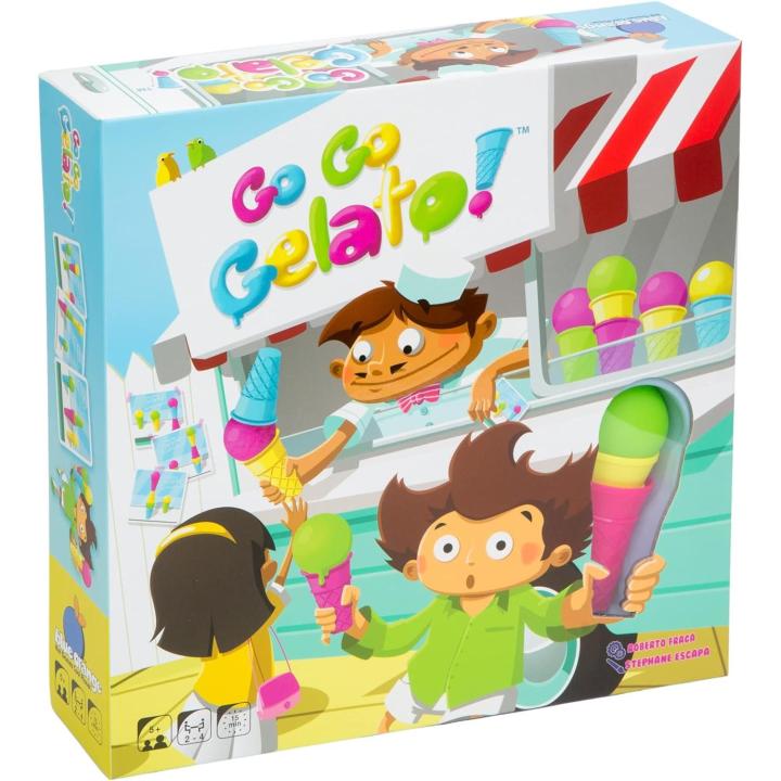 Juego de Tablero Go Go Gelato - Habilidad - 2 a 4 Jugadores - 6+ Años ...