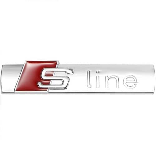 Emblema Adhesivo S Line Para Puerta Compatible Con Audi Plateado ...