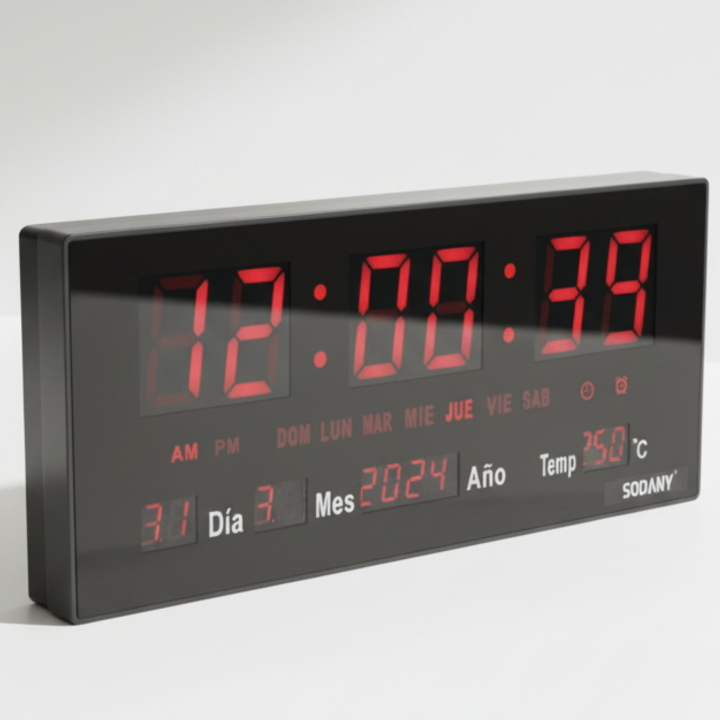 Reloj pared grande digital led - Envío Gratis* | Miravia
