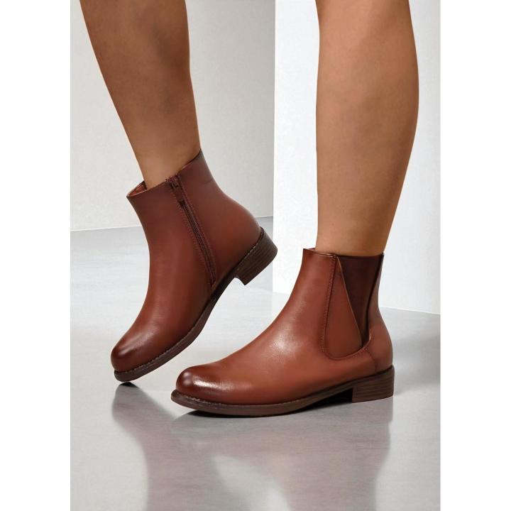 Botines de mujer planos color negro - Envío Gratis* | Miravia