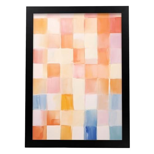 Nacnic Cool Cuboid Lamina en Pintura De Mosaico Poster - Cuadros ...