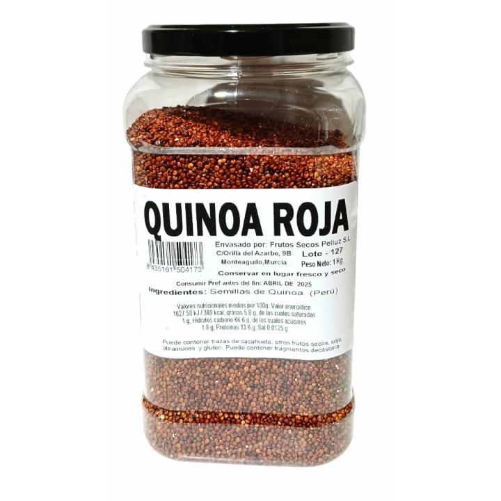 Quinoa Roja 1 Kg - Pelluz: Grano saludable y nutritivo para tus comidas ...