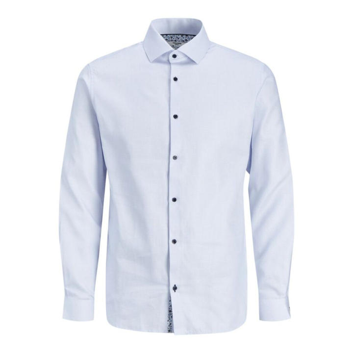 JACK&JONES Hombre Camisa Larga Corta Vestir Casual estampados slim fit ...