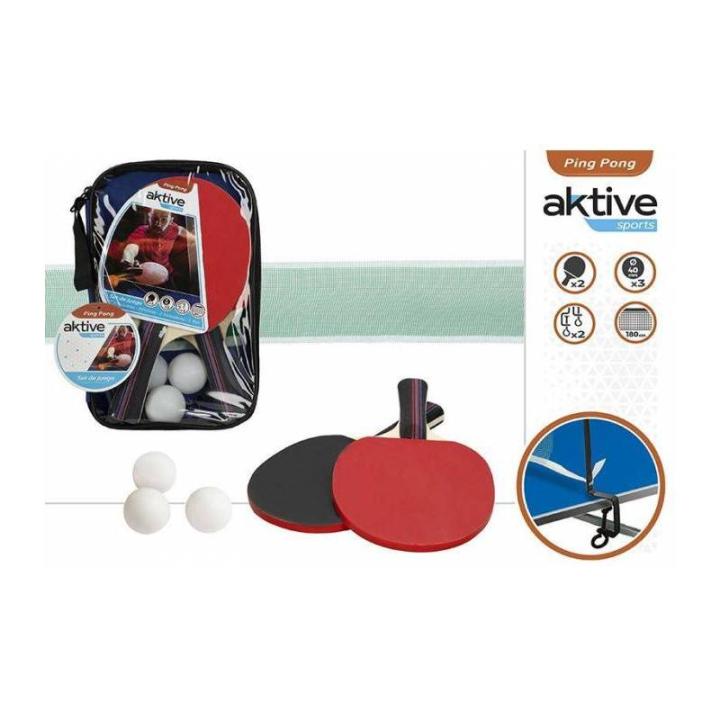 Color Baby SET PING PONG CON RED EN BOLSA PVC DE AKTIVE SPORTS - Juego ...