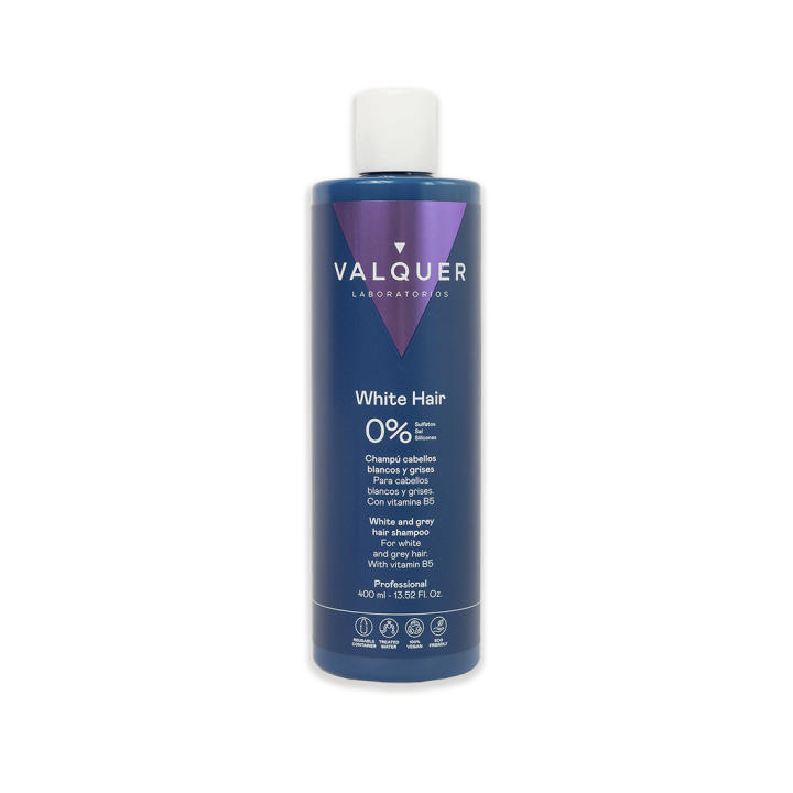 Valquer Champú Zero % para cabellos blancos y grises. Una exigente ...