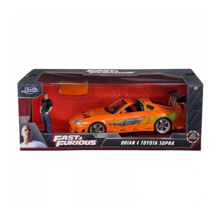 FAST AND FURIOUS SUPRA CON FIGURA BRIAN 1:24 DE SIMBA | Miravia