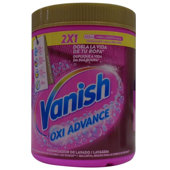 VANISH Oxi Action 900 gr. potenciador del lavado en polvo formato 2x1 ...