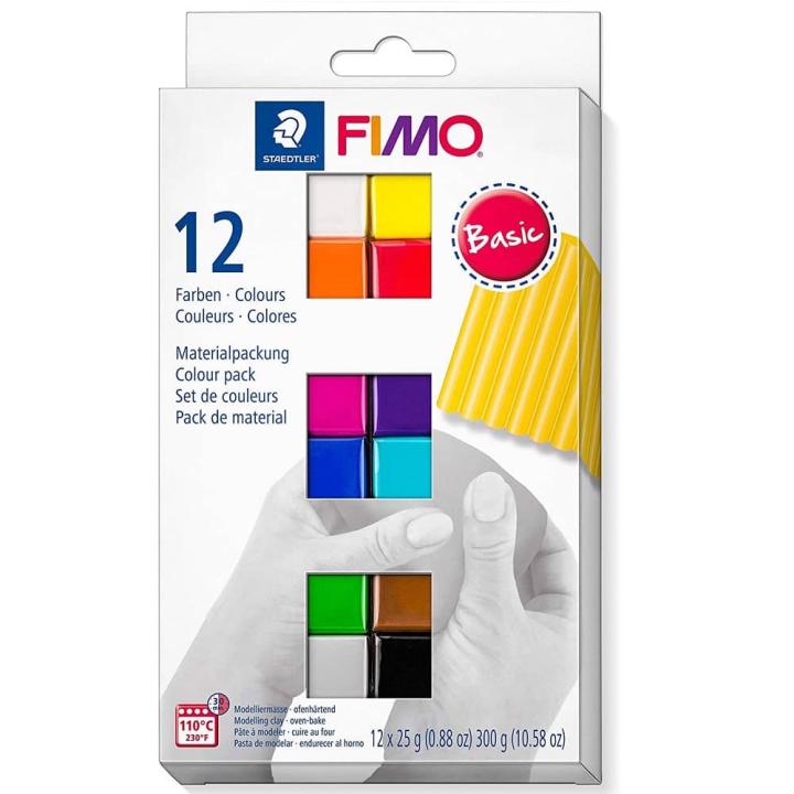 Pasta de modelar arcilla polimerica fimo colores basicos 25 gr ...