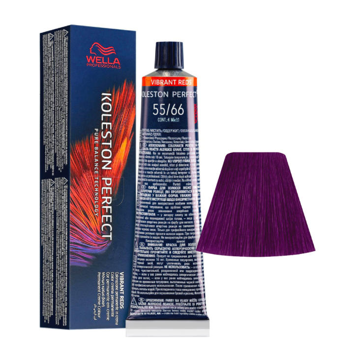 Wella Koleston Perfect Me + Vibrant Reds 55/66 Marron Claro Intense ...