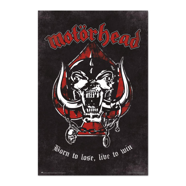 Póster Motorhead Born To Lose - 61 X 91 5 Cm - Papel de Brillo 150 Gr ...