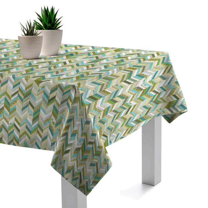 Mantel Resinado Antimanchas Frisia Verde 140x140, 140x200, 140x250 ...