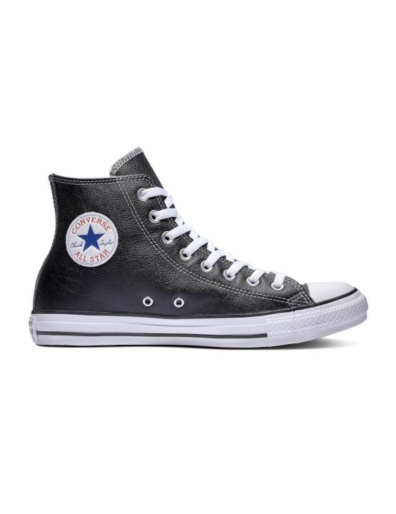 Zapatillas Converse All Star Hi Leather Mujer Negro | Miravia