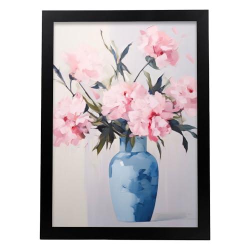 Nacnic Jarrón De Clavel Lamina - Cuadros Decorativos Estéticos | Miravia