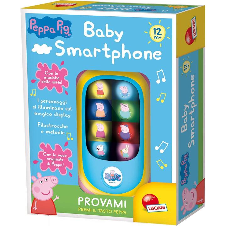 PEPPA PIG BABY SMARTPHONE ED. INTERNAZIONALE GIOCATTOLI ATTIVITà PER ...