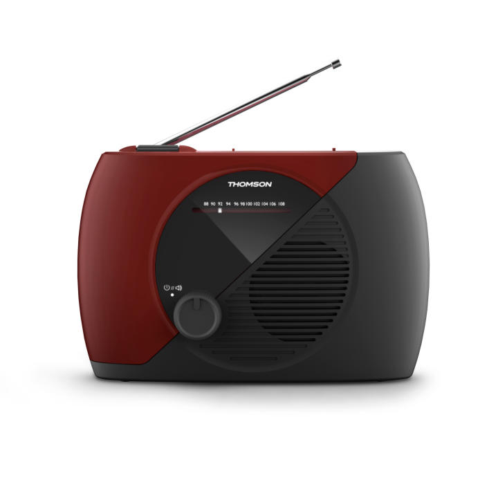 Thomson Radio altavoz analógica FM portátil con antena telescópica ...