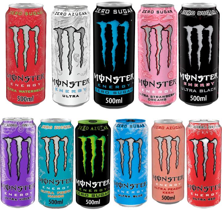 Monster Energy Ultra Zero *Todos los Sabores* 500ml - Monster Sin ...
