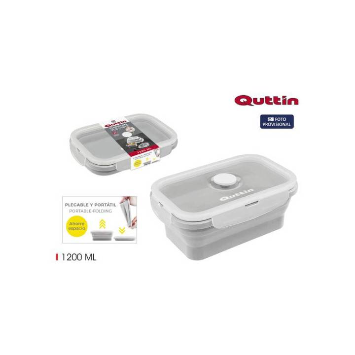 QUTTIN FIAMBRERA SILICONA RECTANGULAR 1200ML QUTTIN | Miravia