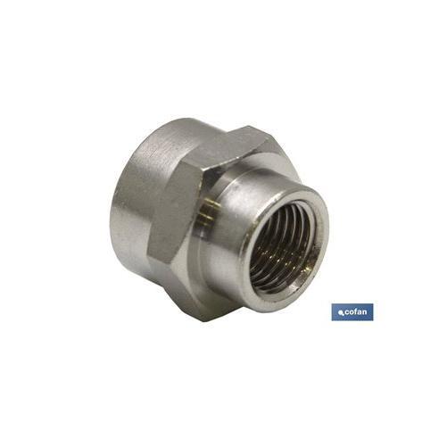 Cofan Manguito H-h Reducido Latón Niq. M-1/8 R-3/8 - Alta Calidad | Miravia