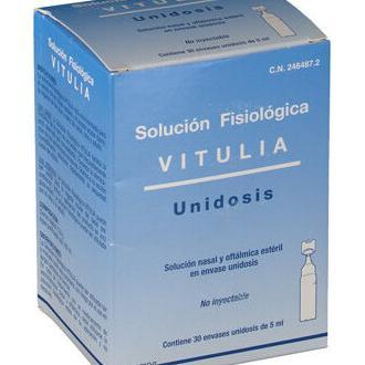 Vitulia Solución Fisiológica, 30 Uds X 5 Ml | Miravia