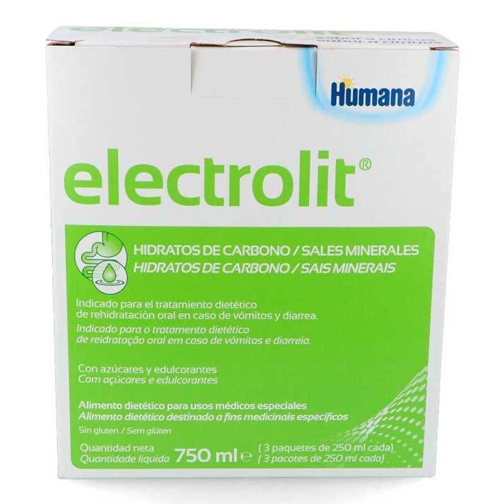 Humana Electrolit Solución de Rehidratación Oral para Diarrea y Vómitos ...