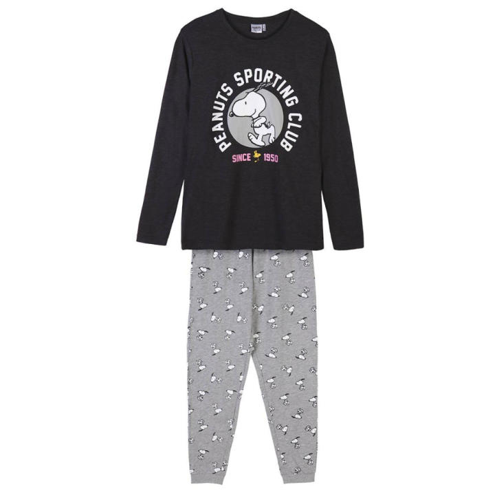 Pijama Manga Larga Snoopy Peanuts Sporting Club Mujer | Miravia