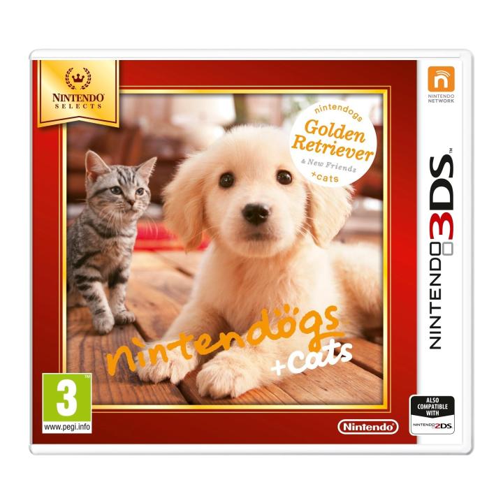 Nintendogs and Cats 3D: Golden Retriever (Select) Juego para Consola ...