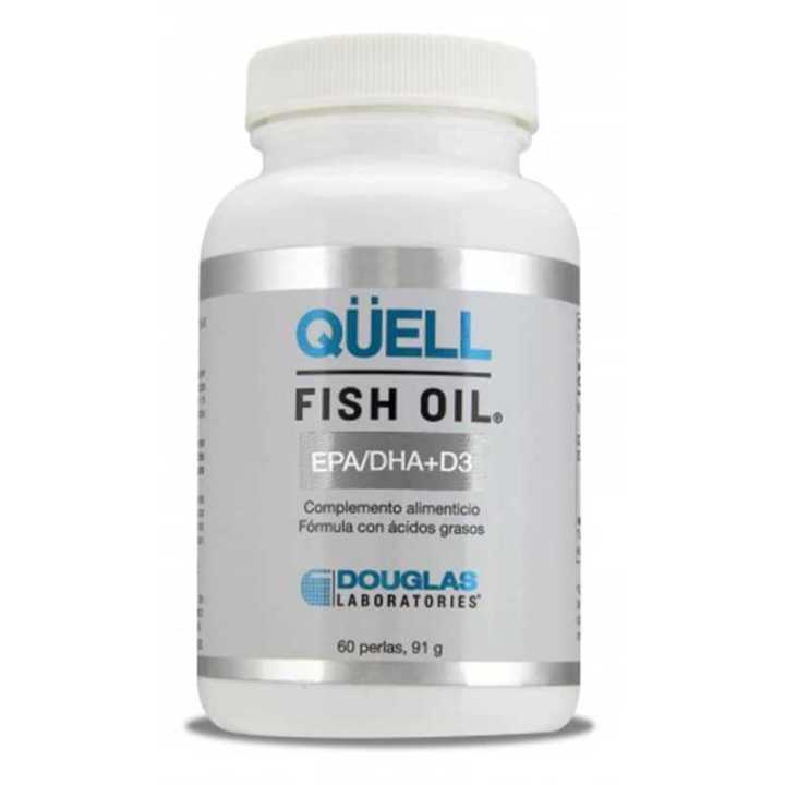 DOUGLAS LABORATORIES QÜELL FISH OIL EPA/DHA + D3 60 PERLAS | Miravia