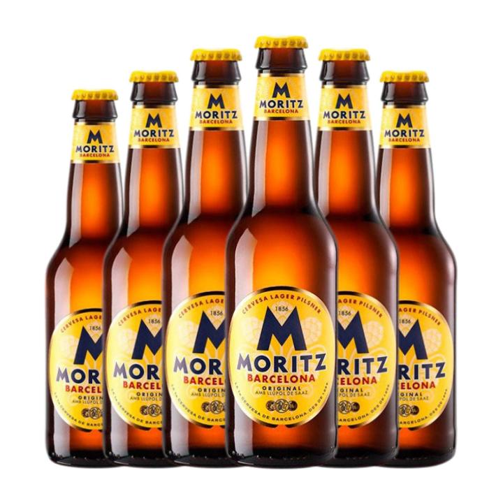 Cerveza Moritz Botellín Tercio 33 cl (Caja de 6 unidades) | Miravia