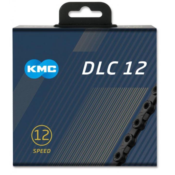 KMC | Cadena DLC12 12v 126 Eslabones Negro - Cadena 12 velocidades Factor de durabilidad: 5 ...