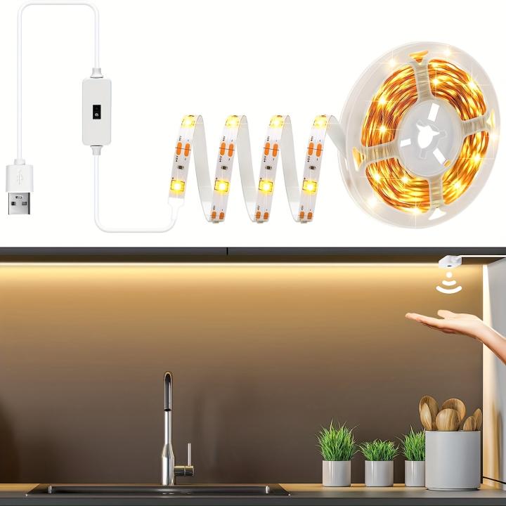Tira De Luces LED 1-5M Control Por Gestos DC 5V USB Sensor De Luz ...