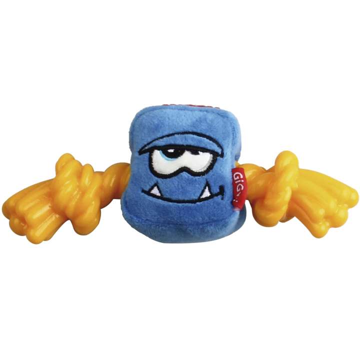 Juguete Monster Rope cabeza azul felpa y TPR GiGwi | Miravia