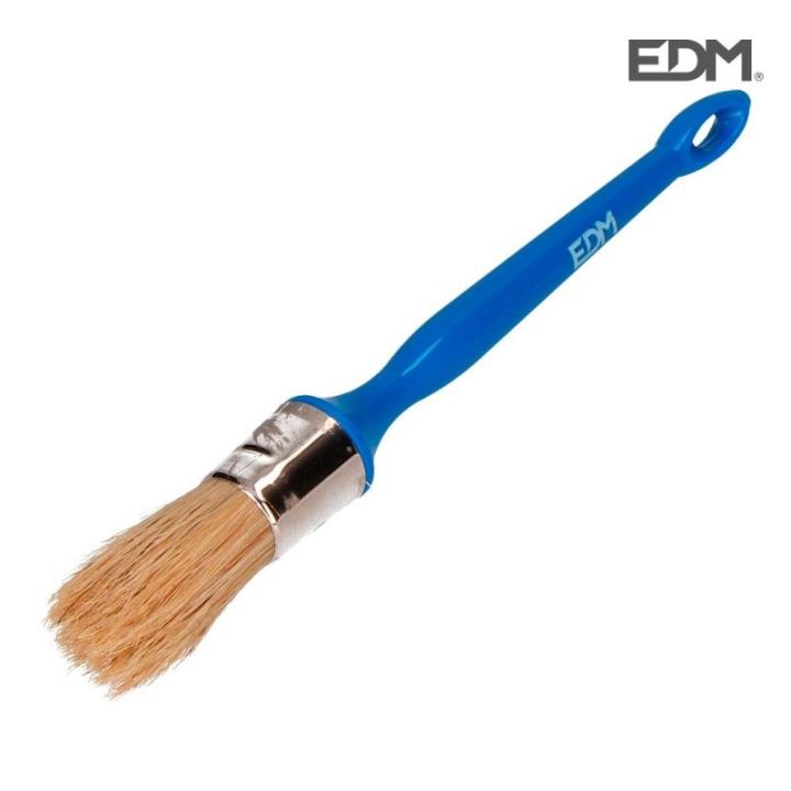 Edm Brocha Redonda Nº12 para Pintura E Imprimación - Alta Calidad | Miravia
