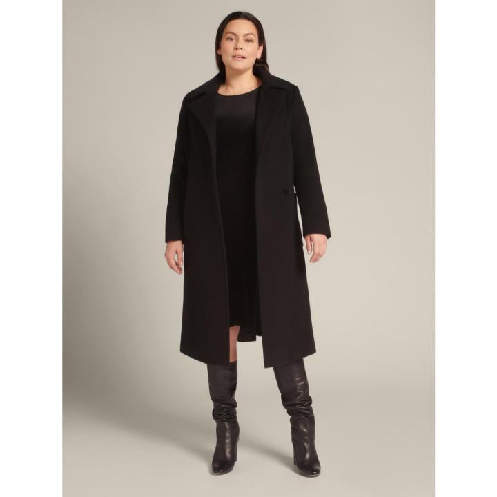 Elena Mirò - Abrigo con Cinturón de Castor para Mujer | Miravia