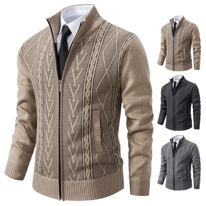 Nueva Chaqueta De Cashmere Abrigada Y Casual Para Hombre 2025 Otoño ...
