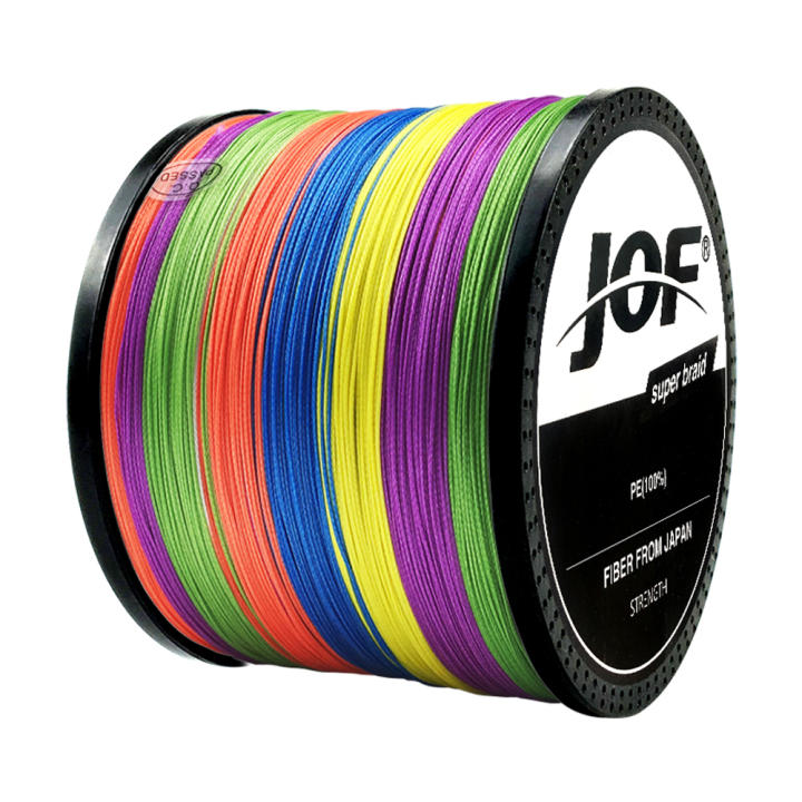 JOF 300M 500M 1000M 8 Strands 4 Strands 18-88LB PE Braided Fishing Wire ...