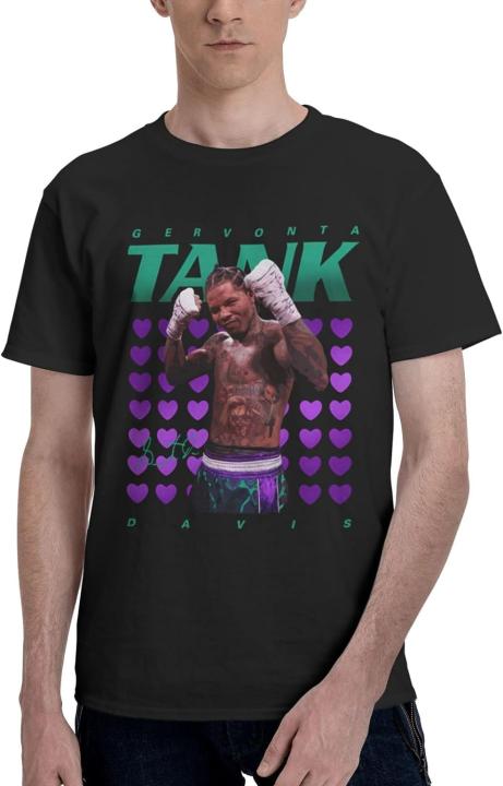 Camiseta de Tank Davis para hombre, camisa de manga corta de algodón ...