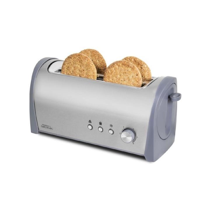 Tostadora Acero Steel&Toast 2L. 6 Niveles de Potencia, Capacidad para 4 ...