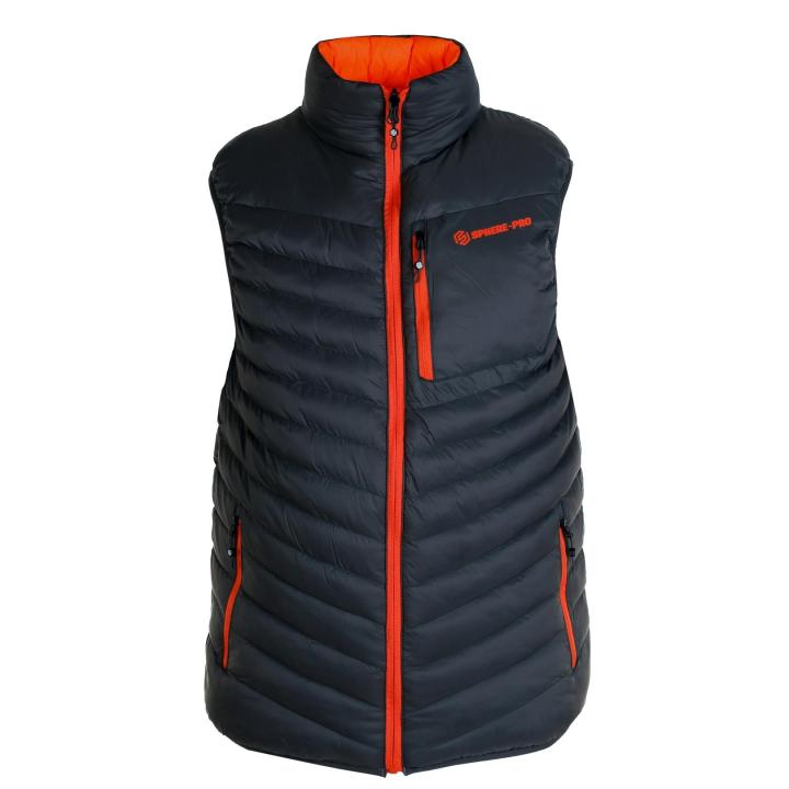 SPHERE PRO Chaleco Trekking Reversible Hombre - Cierre Central - Bolsillos con Cremalleras ...