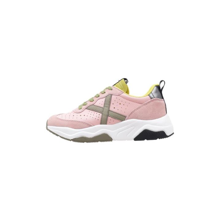 Munich WAVE Rosa Mujer Zapatilla Deportiva Cuero y Textil | Miravia